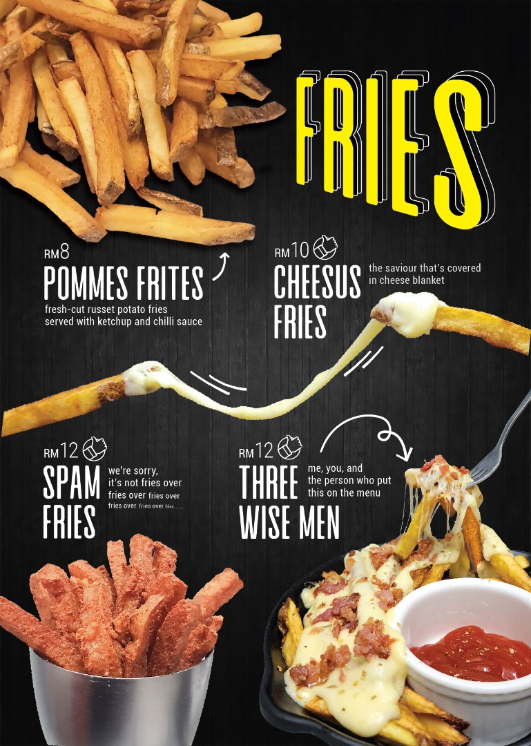 Menu – Snacks & Ladder Penang Boardgame Bistro